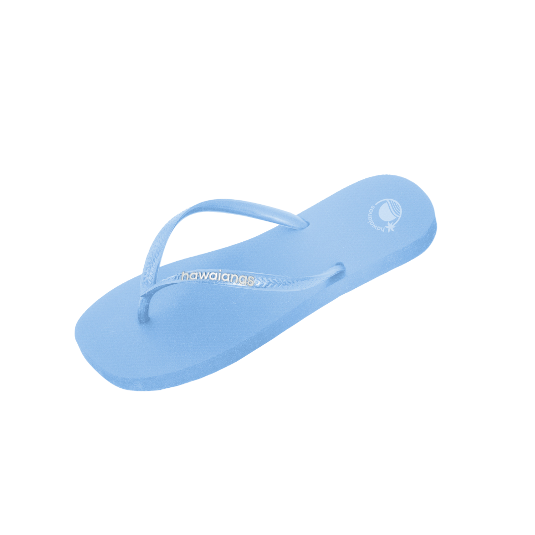 Ojota Slim Square Celeste – Hawaianas